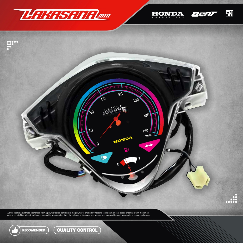 Jual Papan Panel Speedometer Honda Beat Karbu ( PREMIUM HONDA RGB ...