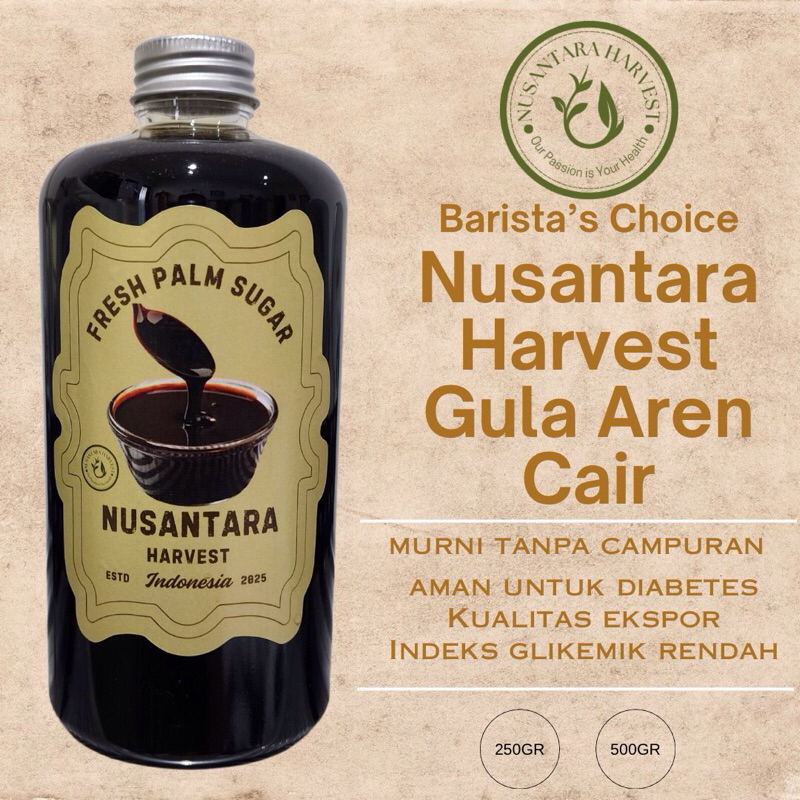 Jual Gula Aren Cair / Liquid Palm Sugar Nusantara Harvest 250ml ...