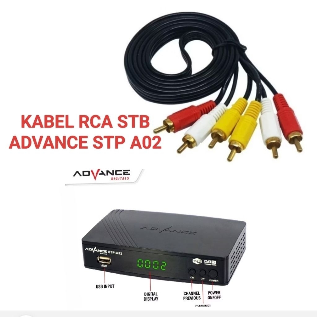 Jual KABEL RCA STB ADVANCE STP-A02 KABEL HDMI SET TOP BOX ADVANCE STP ...