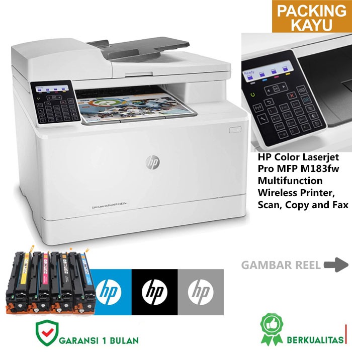 Jual HP Color Laserjet Pro MFP M183fw Multifunction Wireless Printer ...