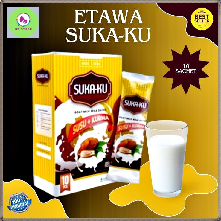 Jual Sukaku Suka-ku Susu Kambing Etawa Plus Kurma dan Kolagen 1 Box Isi ...