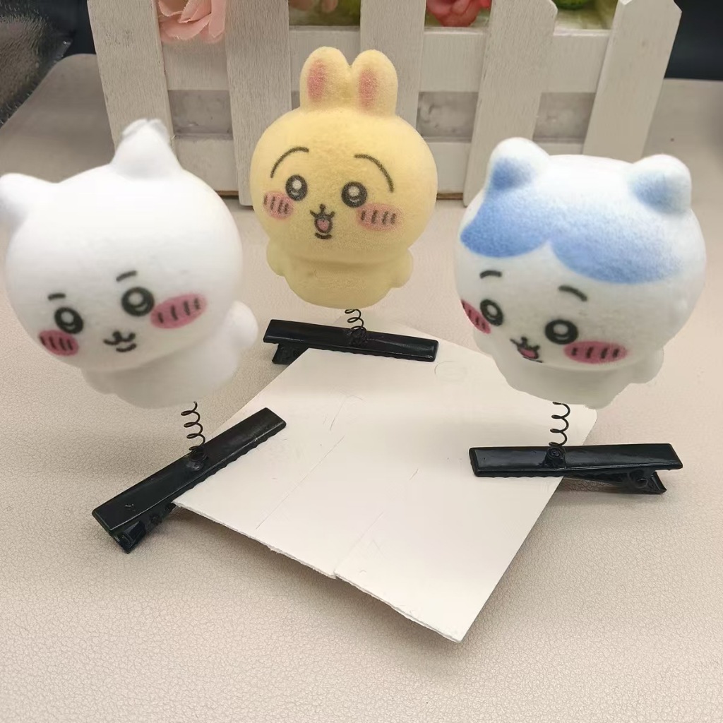 Jual Jepit Rambut Anak Lucu Bentuk Chiikawa Goyang Hairclip Karakter ...