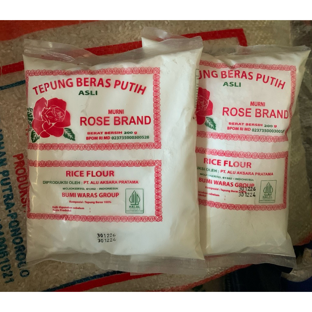 Jual Tepung Beras Rose Brand 200gr | Shopee Indonesia