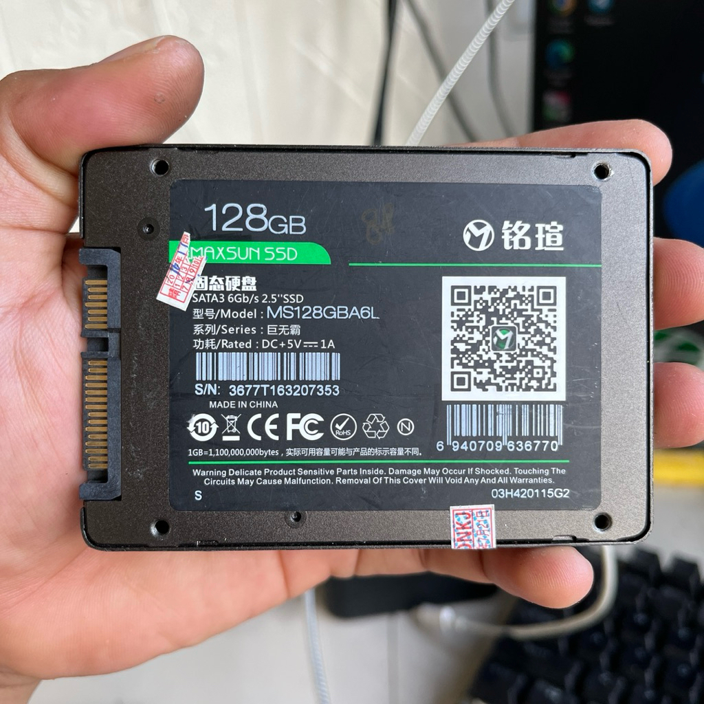 Jual SSD SATA MAXSUN 128GB RUSAK | Shopee Indonesia