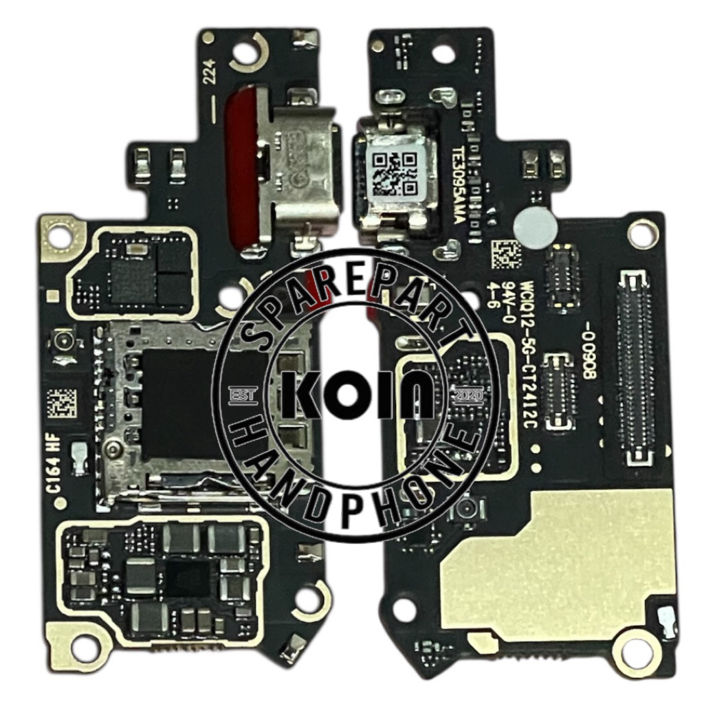 Jual PCB PAPAN KONEKTOR CHARGER VIVO IQ00 12 5G+CON SIM+MIC ORIGINAL ...