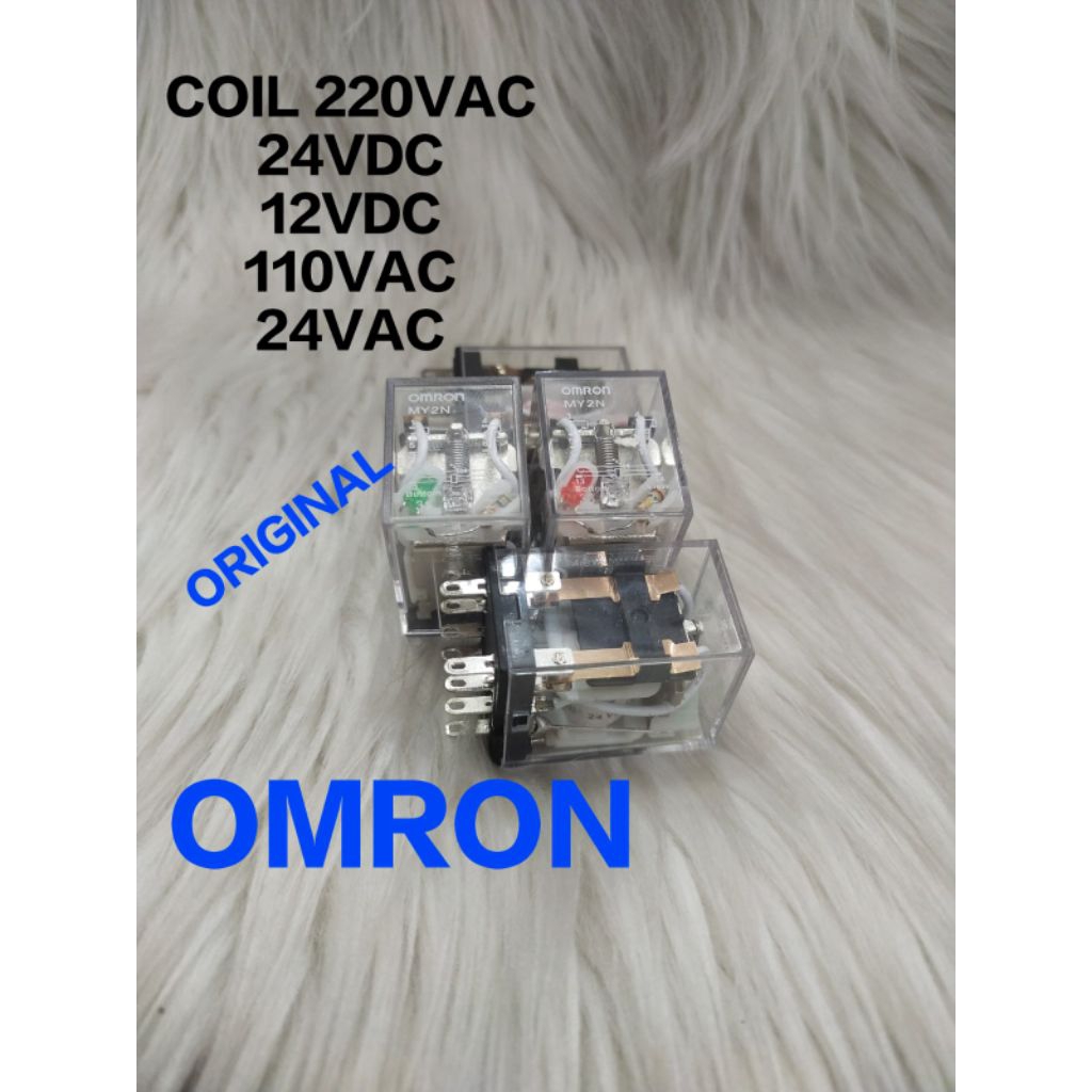 Jual RELAY MY2N 24VAC ORIGINAL 8pin/relay my2n 24vac 5a 8pin/kaki ...