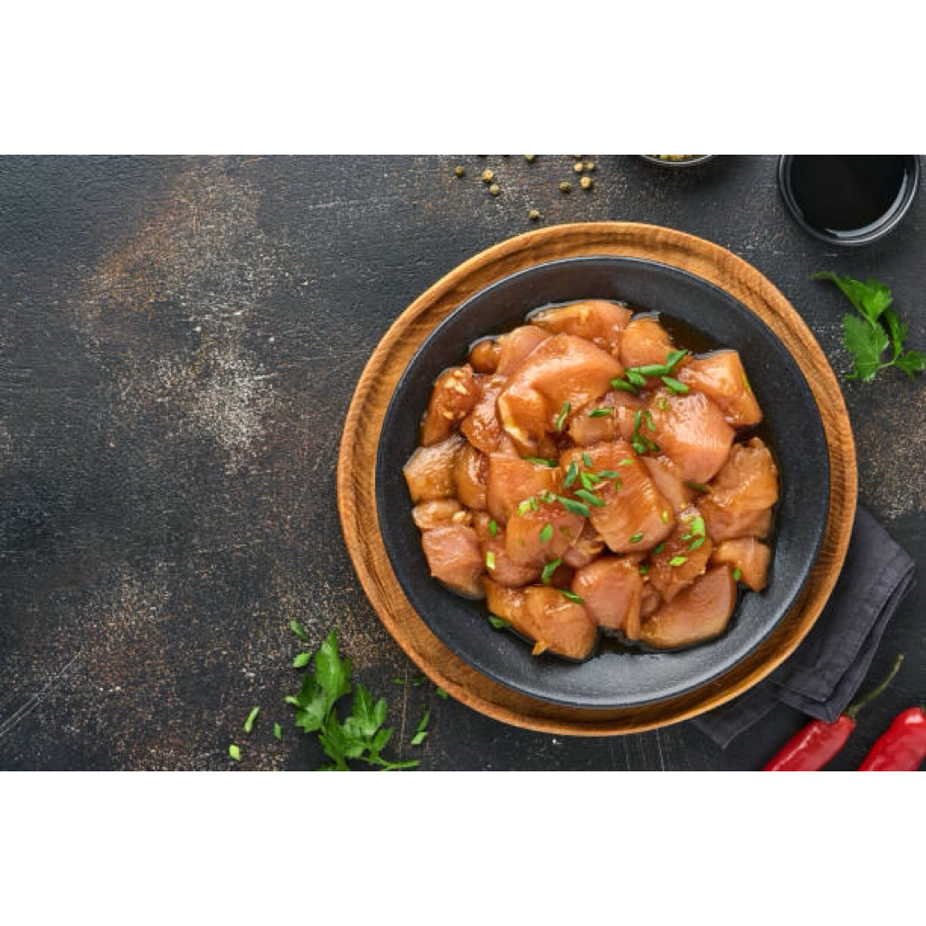 Jual [READY TO COOK] Slice Dada Paha Ayam Saikoro Dry Rub Marinasi Non ...