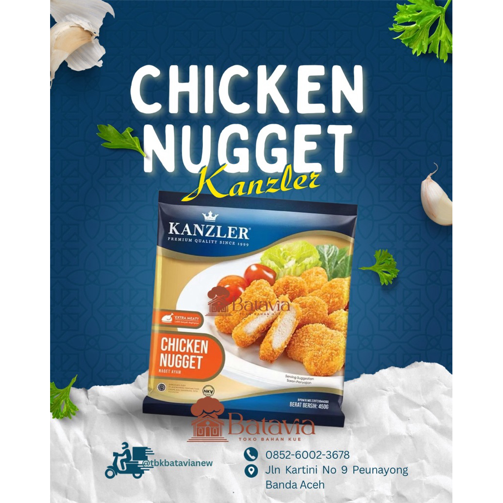 Jual Chicken Nugget 450g | Extra Meaty | Kanzler | Shopee Indonesia