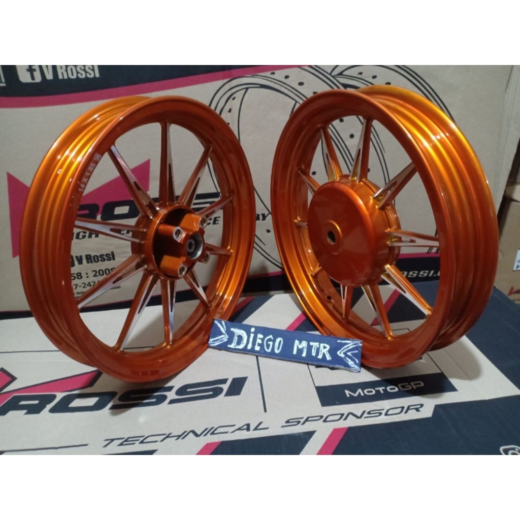 Jual Velg Racing VRossi Mio Sporty, Mio Smile, Mio Soul Lama, Mio Karbu ...