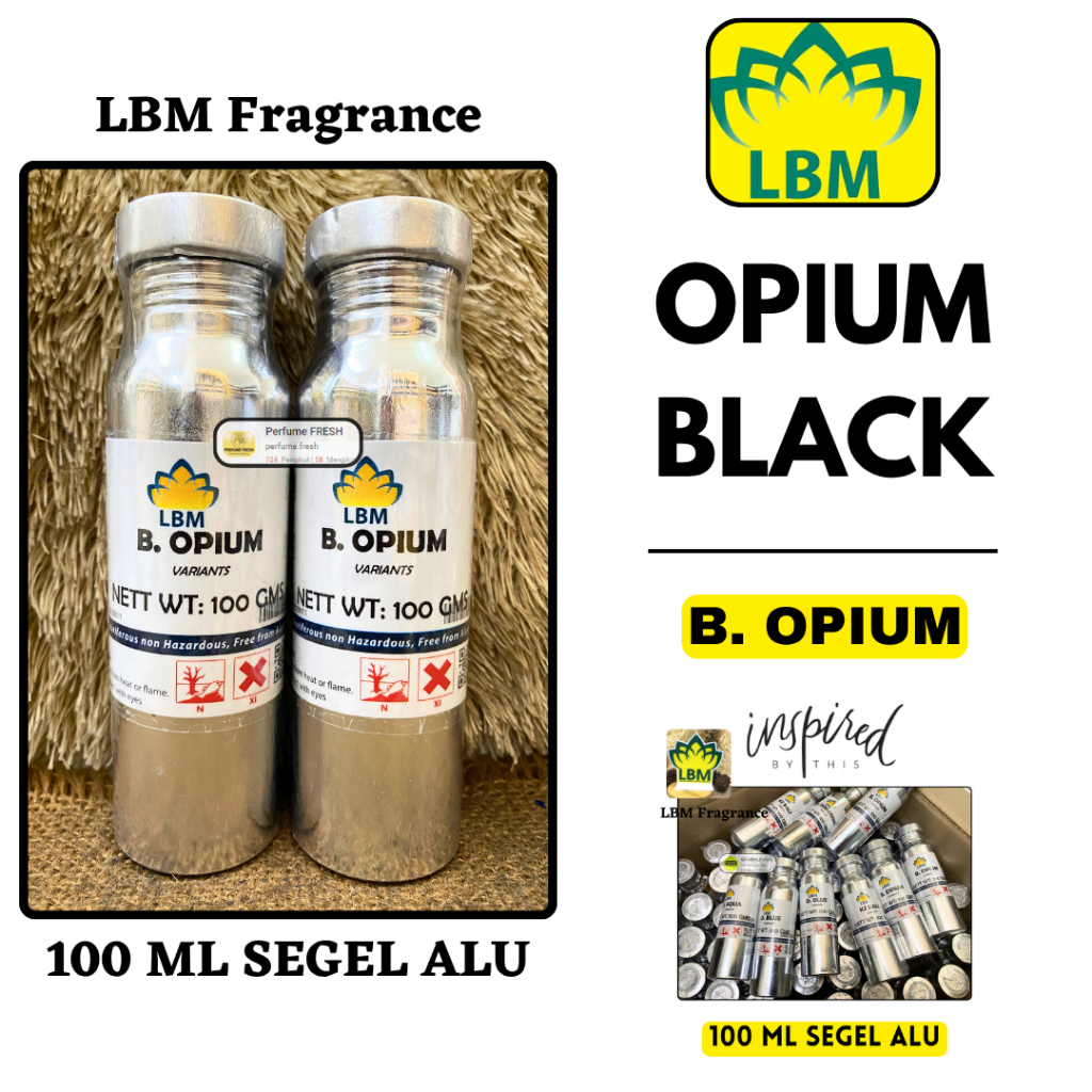 Jual Bibit Parfum OPIUM BLACK ( 100 ML SEGEL Alumunium ) LBM Fragrance ...