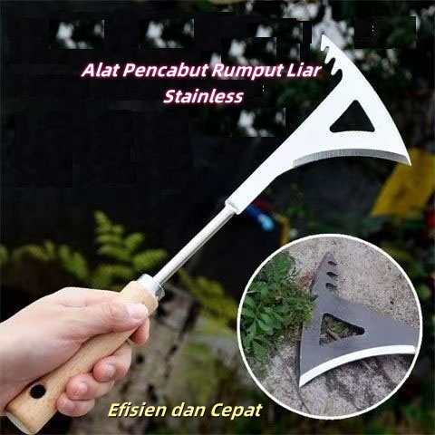 Jual Arit Potong Rumput 30cm Pemangkas Sabit Kapak Ganda Stainless ...