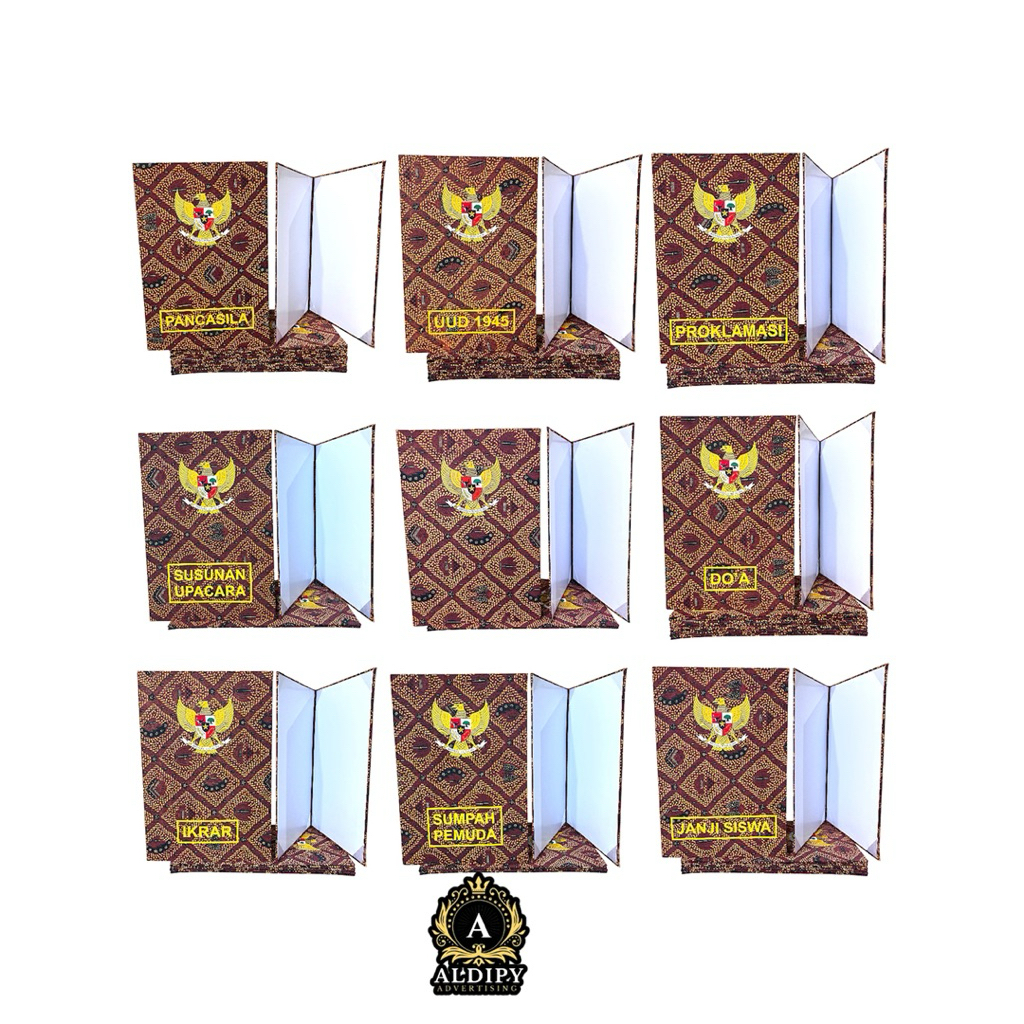 Jual Map Batik Tulisan Upacara Map Upacara Tulisan Ukuran F4 Kain Batik ...