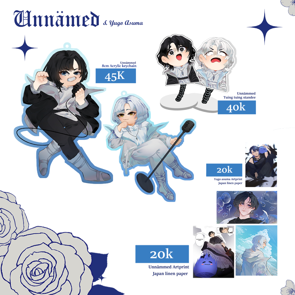 Jual Yugo Asuma & Unnammed (U-san) Vtuber merch by Lonehunny | Shopee ...