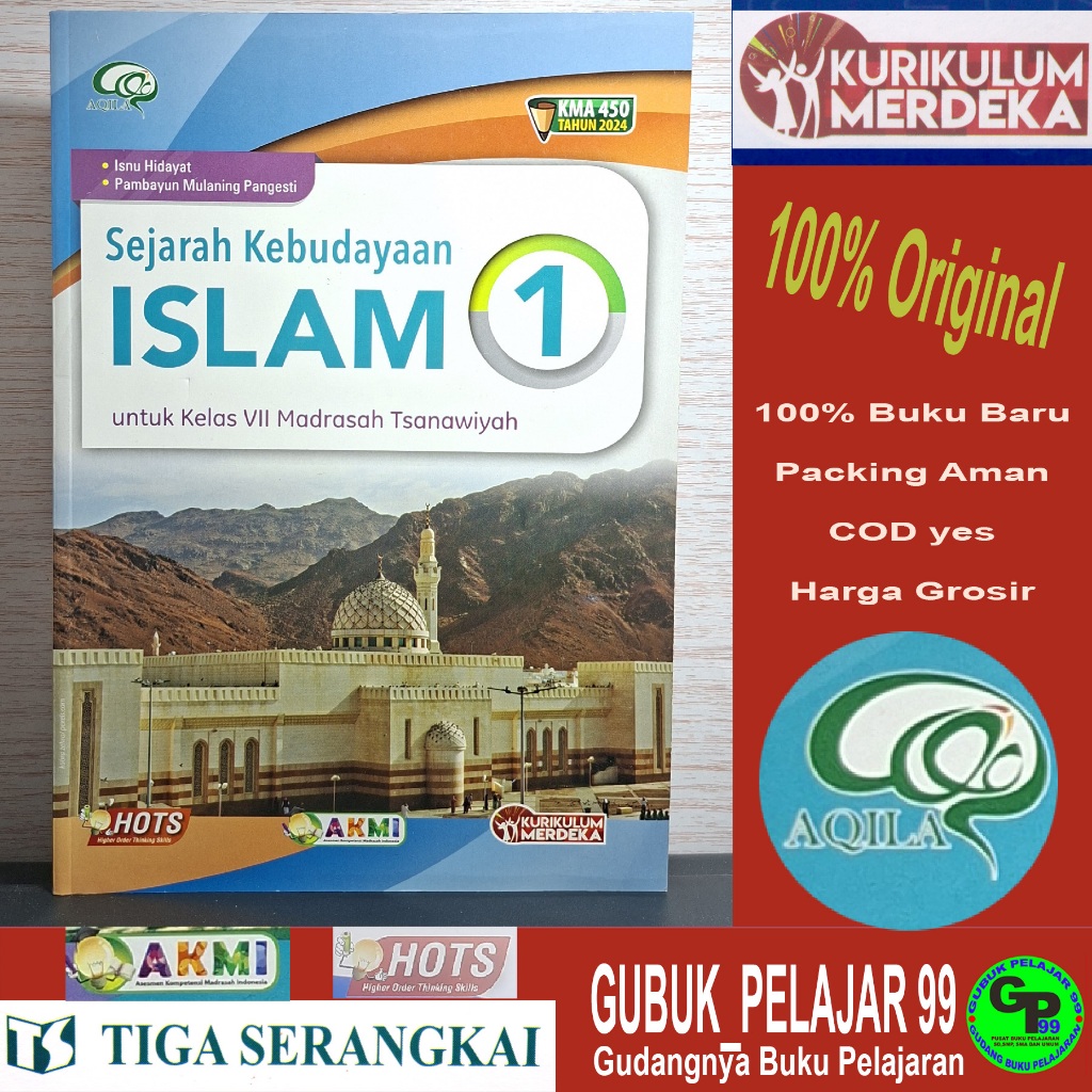 Jual Sejarah Kebudayaan Islam (SKI) Kelas 7/VII Madrasah Tsanawiyah (MTs) PT Tiga Serangkai ...