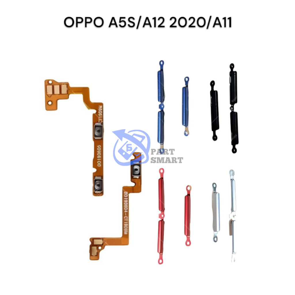 Jual FLEXIBLE TOMBOL ON OFF VOLUME OPPO A5S/A12 2020/A11 | Shopee Indonesia