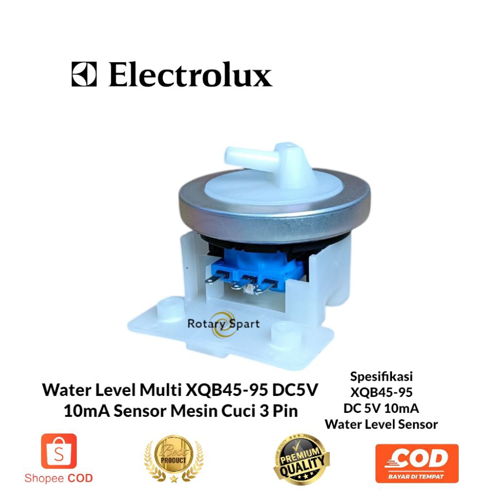 Jual Water Level Sensor Mesin Cuci Electrolux 1 Tabung/Mesin Cuci Top ...