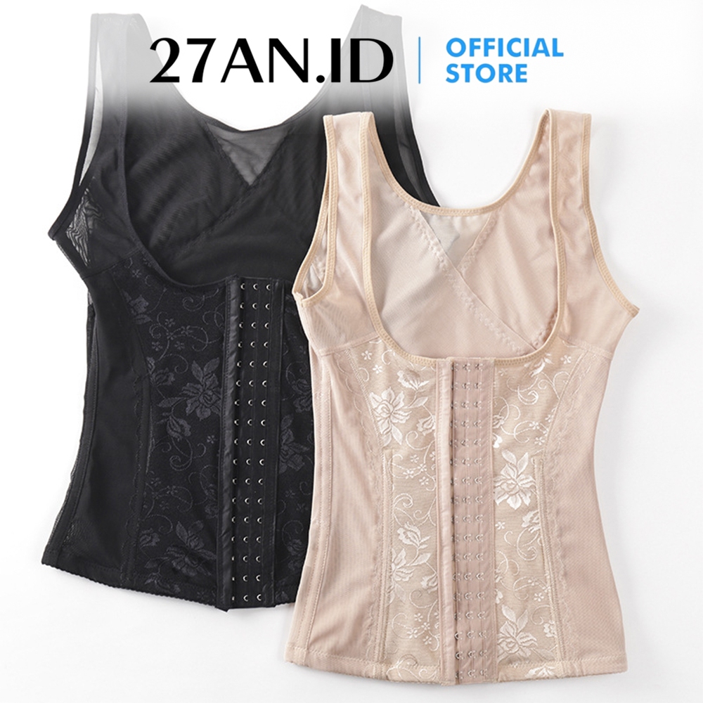 Jual ( 27AN.ID ) Korset Pengecil Perut BR66 Korset Pelangsing Long ...