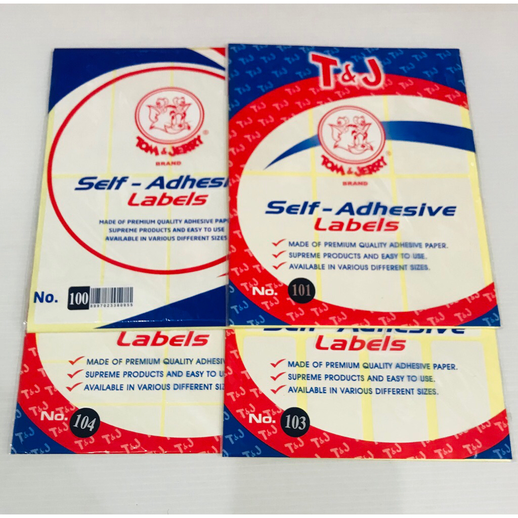 Jual Label Tom & Jerry / Label Stiker No 100/101/103/104 | Shopee Indonesia