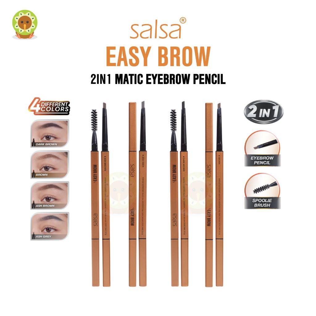 Jual SALSA EASY BROW - 2 IN 1 EYEBROW MATIC - LONGLASTING - SMUDGEPROOF ...