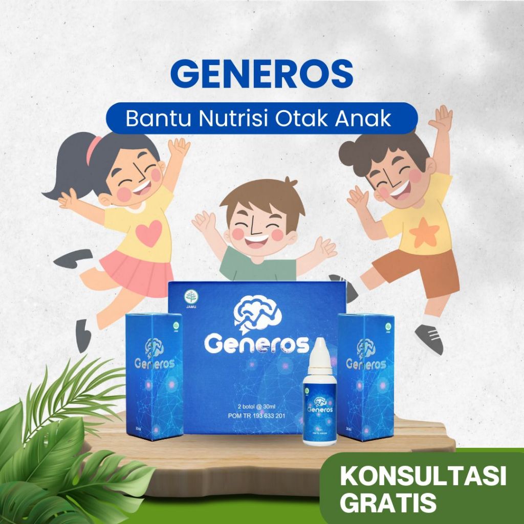 Jual GENEROS - Multivitamin Nutrisi Otak Anak Penambah Kecerdasan ...