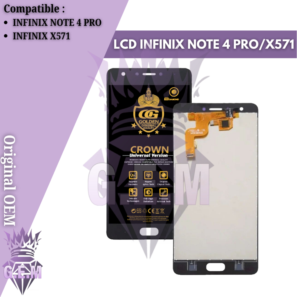 Jual LCD INFINIX NOTE 4 PRO / X571 TOUCHSCREEN FULLSET COMPLETE ...