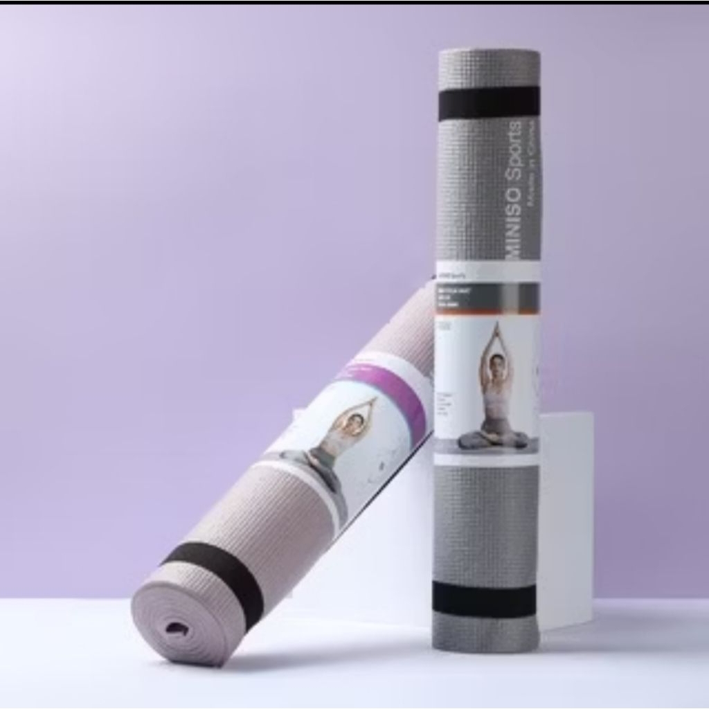 Jual YOGA MATE - MINISO WARNA UNGU | Shopee Indonesia