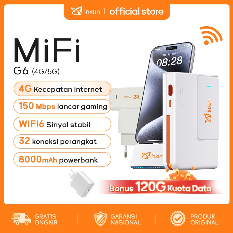 Jual XINXUN G6 MIFI POCKET WIFI ALL OPERATOR BONUS 120 GB MODEM ...