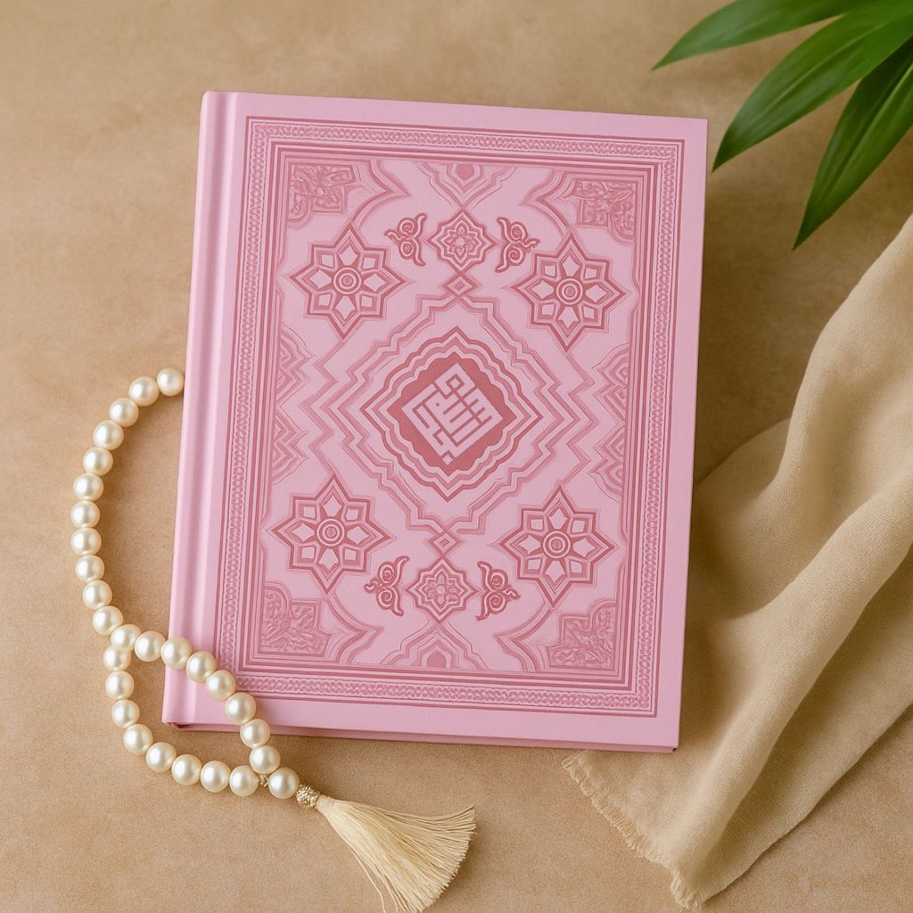 Jual Al quran terjemahan seserahan pernikahan aesthetic pink cream ...