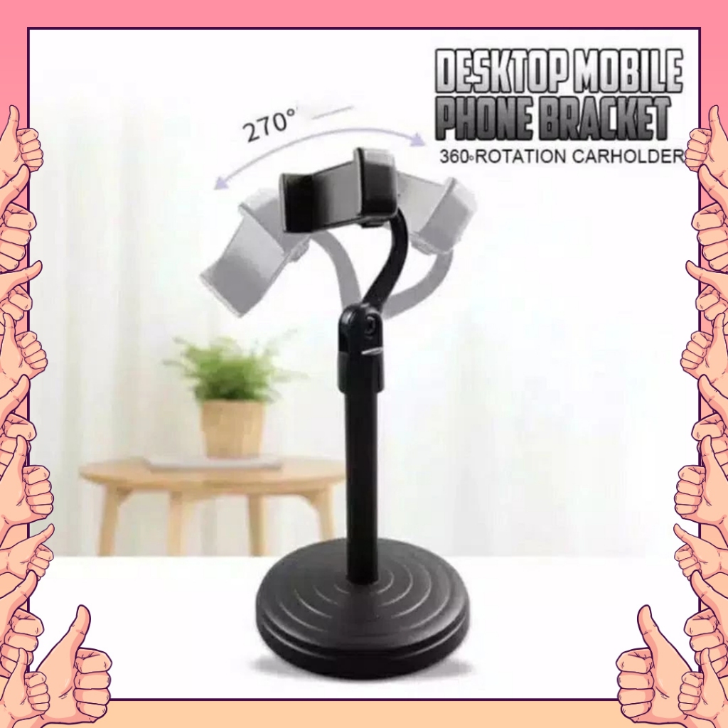 Jual Stand Phone HD 25 Holder Desktop Folding Universal HP Handphone ...