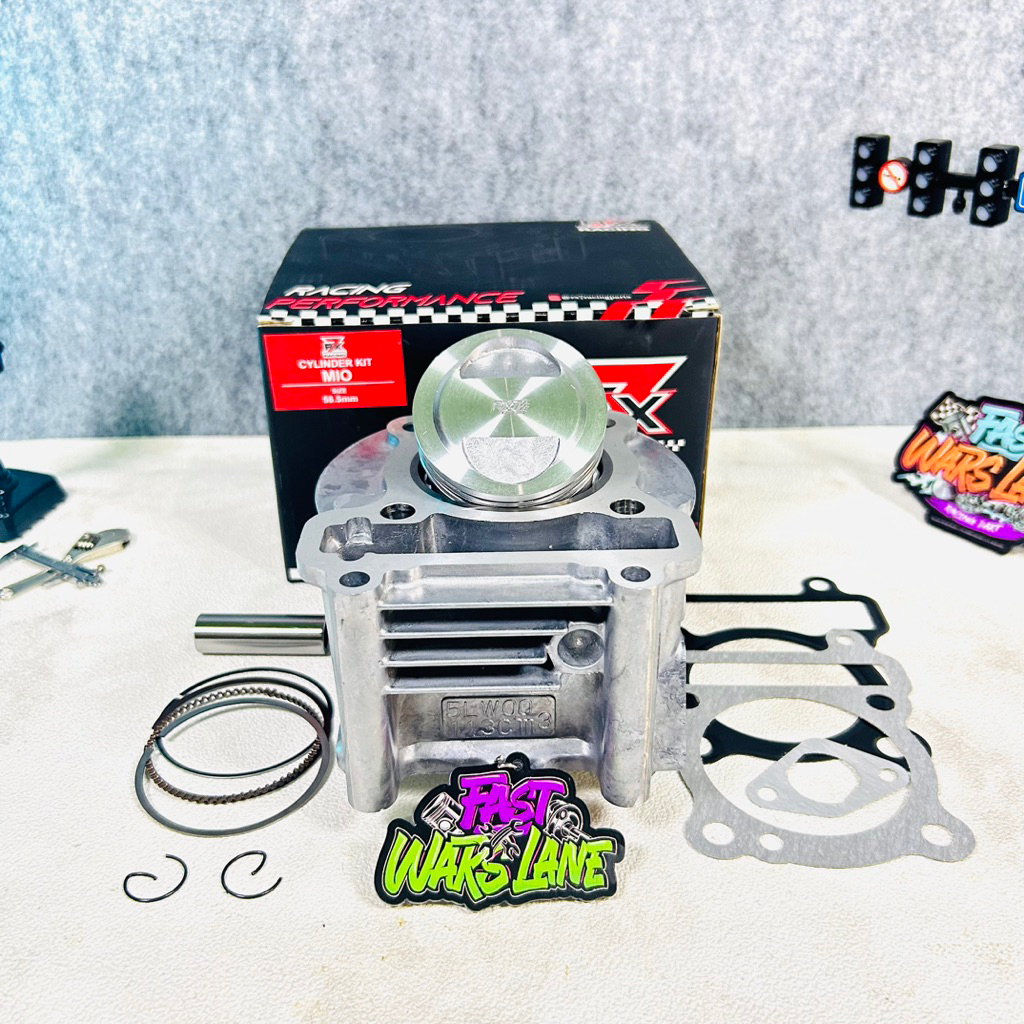 Jual blok mio 58.5 rx7 racing blok rx7 racing mio 58.5 bore up pnp mio nouvo fino racing ...