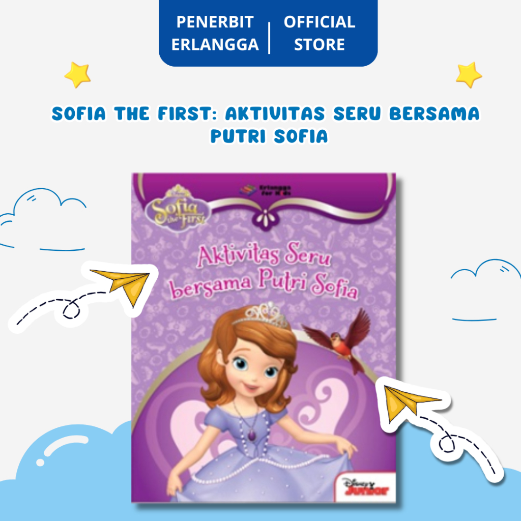 Jual [Erlangga Official] Buku Aktivitas Anak: Sofia The First: Aktvitas Seru Bersama Putri Sofia ...
