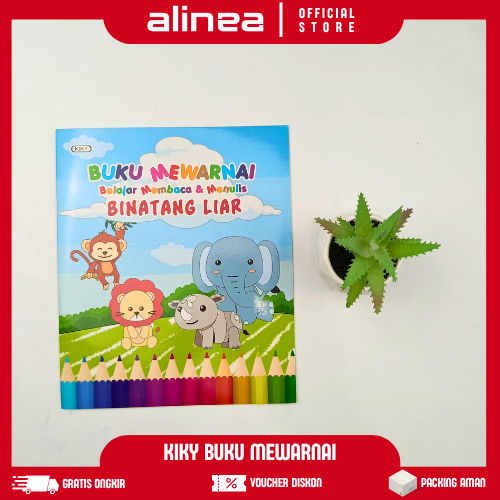 Jual [READY] buku mewarnai anak dari kiky untuk belajar membaca variasi ...