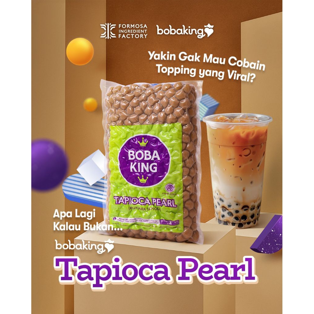 Jual Boba King - Tapioca Pearl Original 1kg | Shopee Indonesia