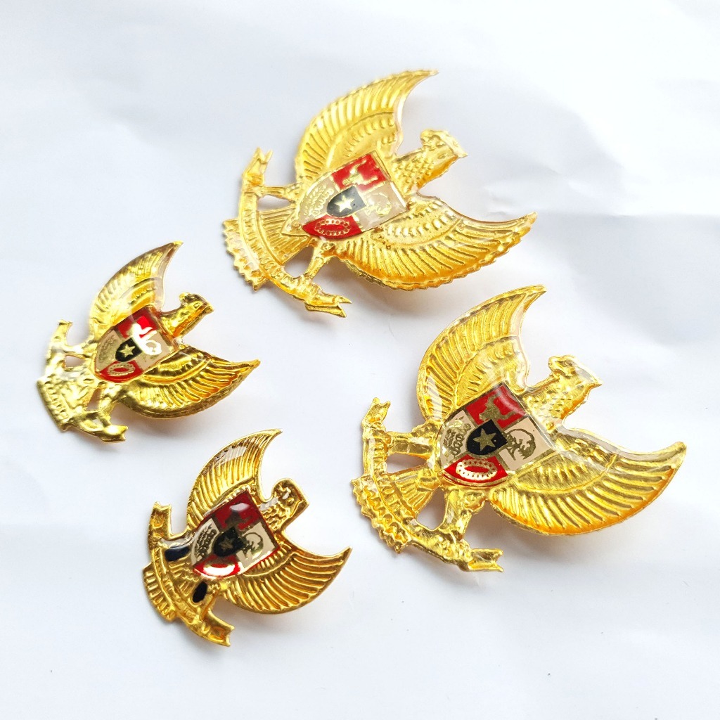 Jual Pin Garuda Kuningan Emas Kecil Besar Pin Bros Peci Paskibra Garuda ...