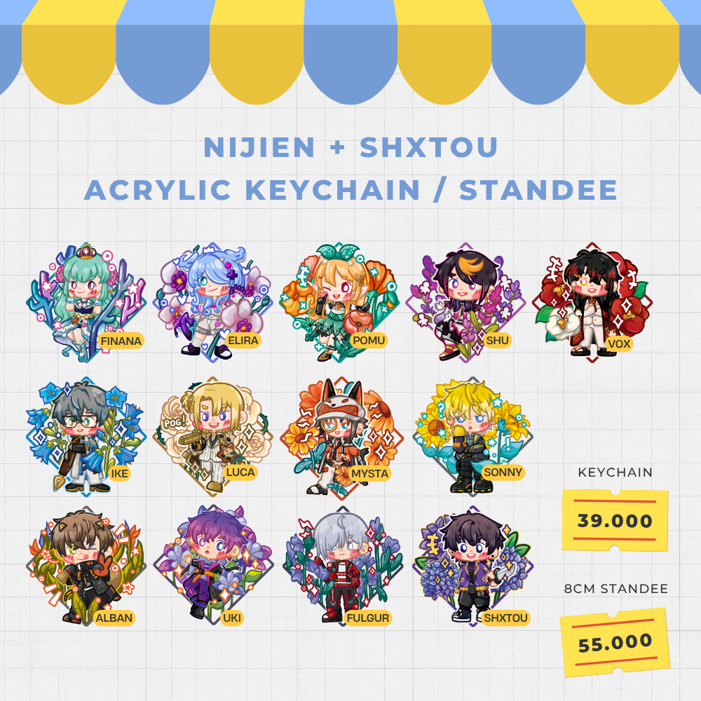 Jual [READY STOCK] EN VTUBERS - LazuLight, Luxiem, Noctyx, Shxtou ...