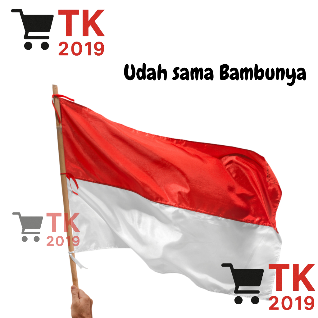 Jual Bendera Merah Putih bendera Indonesia + Tiang Bambu | Shopee Indonesia