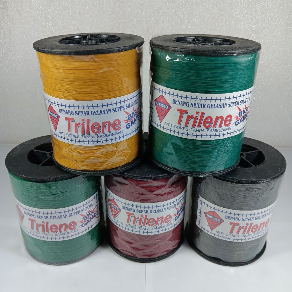 Jual Benang Senar Gelasan Tasi Layangan Cap Trilene 0,28 Klos 4000 Yard ...