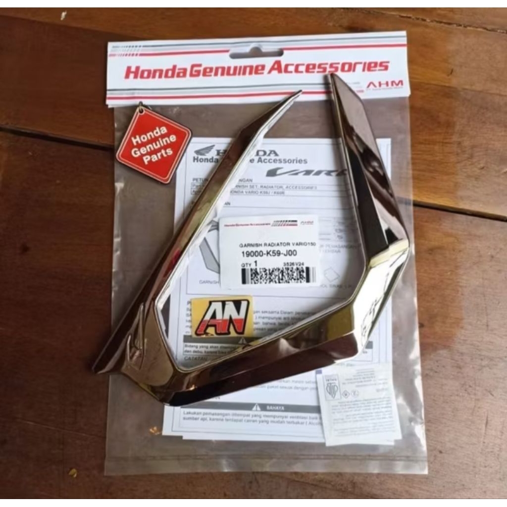 Jual Garnish Cover Radiator New Vario 125 150 eSP Original Honda ...