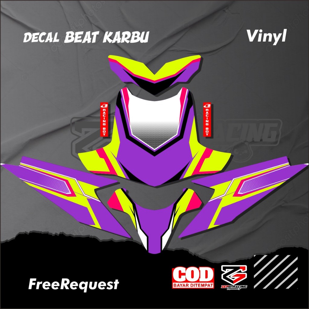 Jual Stiker Decal Honda Beat Karbu Full Body - Sticker Decal Beat Karbu ...