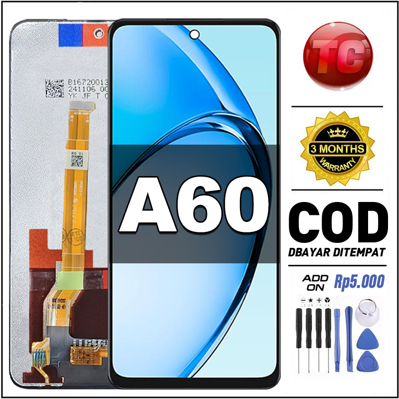 Jual LCD For OPPO A60 Original 100 Fullset Asli Ori Touchscreen ...