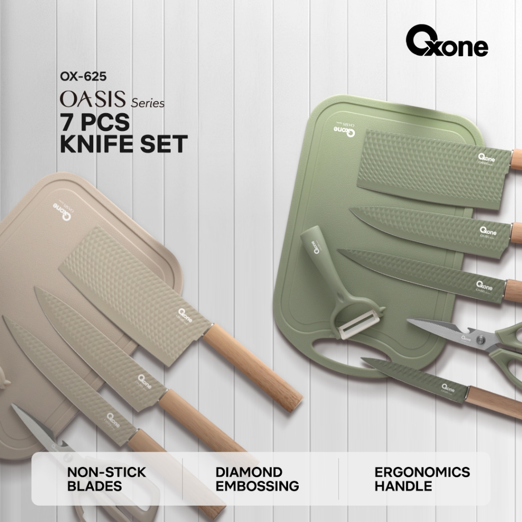 Jual Oxone OX625 Oasis Series Knife Set | Shopee Indonesia