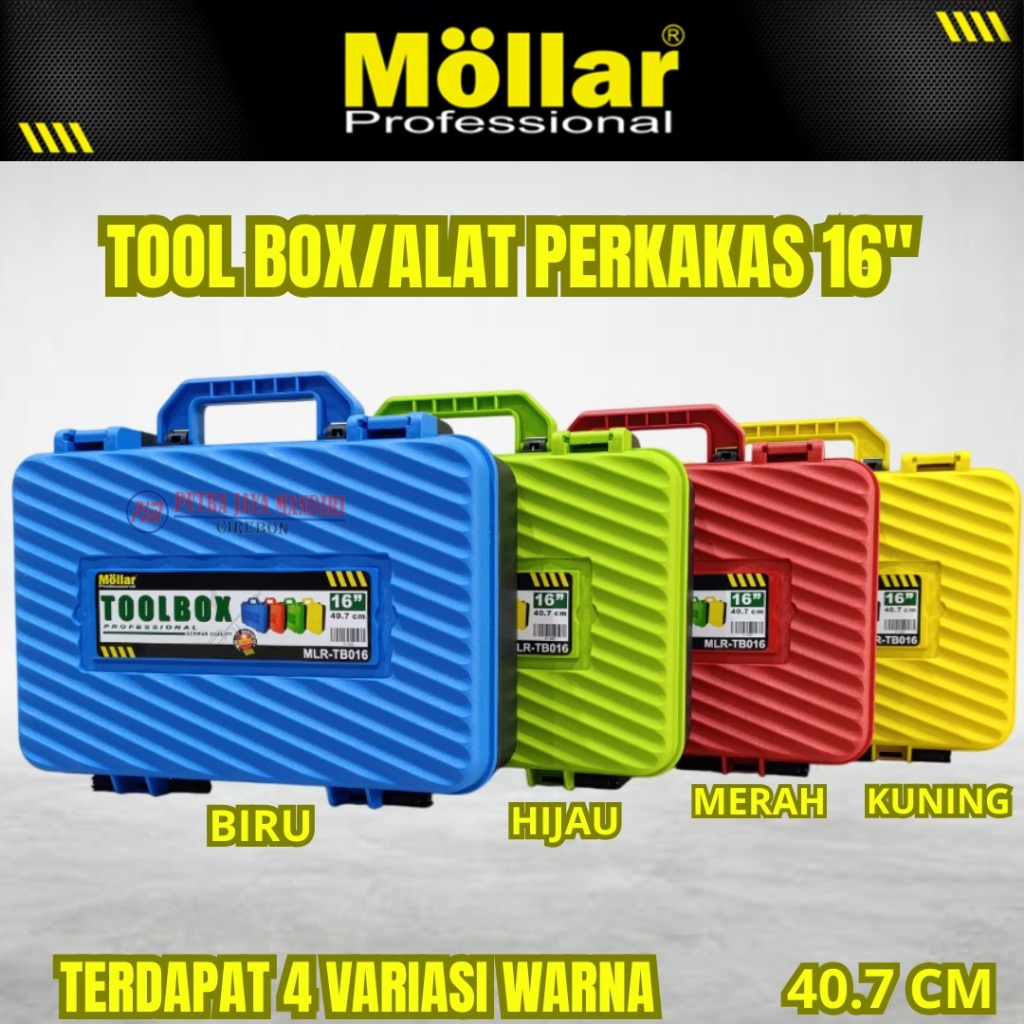 Jual Mollar Tool Box Kotak Peralatan Alat Penyimpanan Perkakas Warna ...