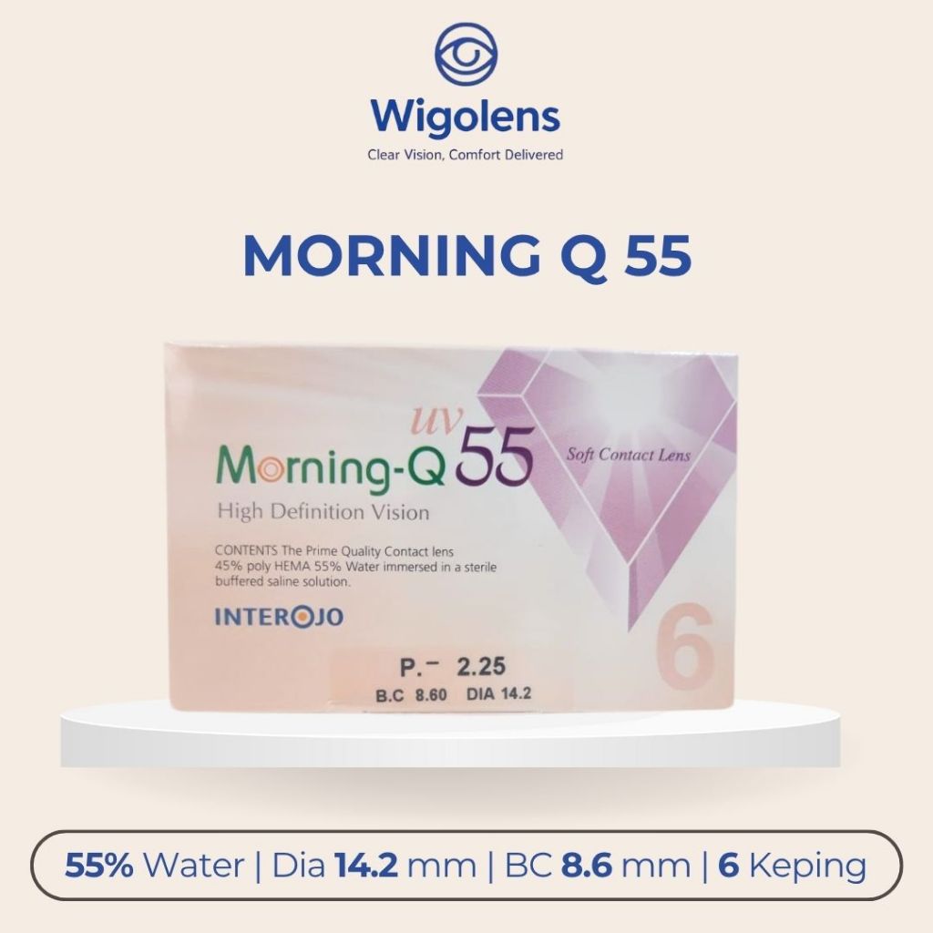 Jual SOFTLENS MORNING Q 55 MONTHLY SOFTLENS BENING BULANAN | Shopee ...