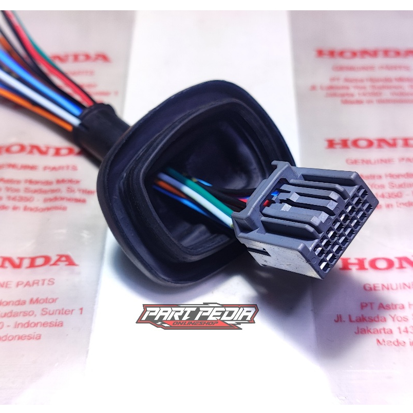 Jual Kabel soket speedometer soket spedo include karet pin 16 honda ...