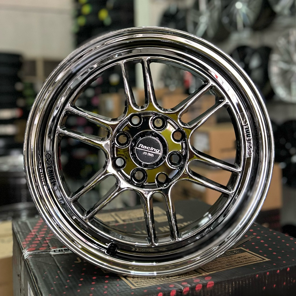 Jual Velg Enkei Rpf1 Ring 15 Lebar 7 Pcd 8x100/114.3 Et 41 Warna Black ...
