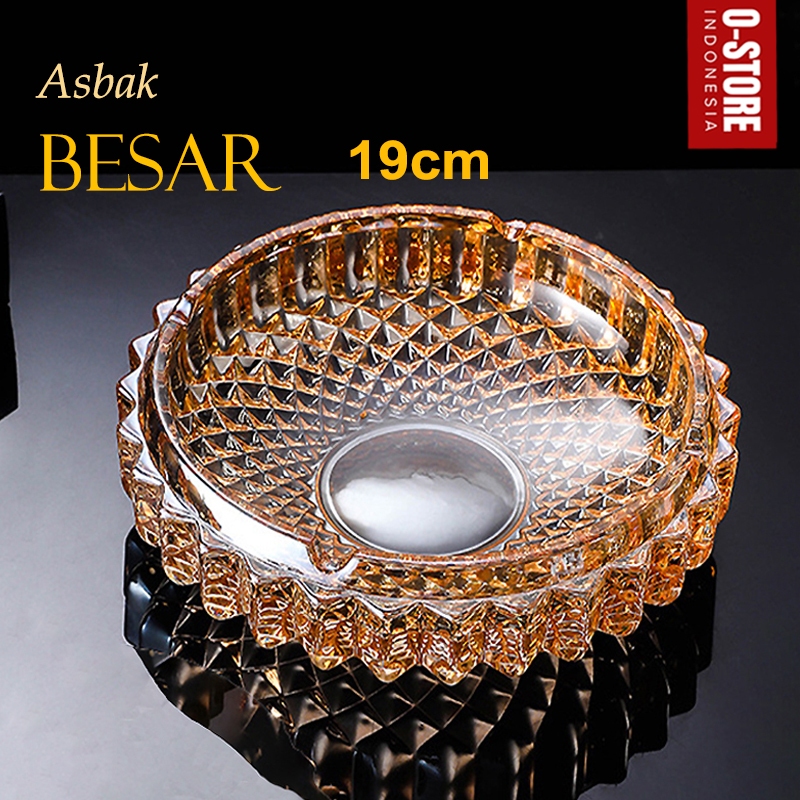 Jual Asbak Kaca Besar Asbak Aesthetic Unik Asbak Mewah Tempat Abu ...