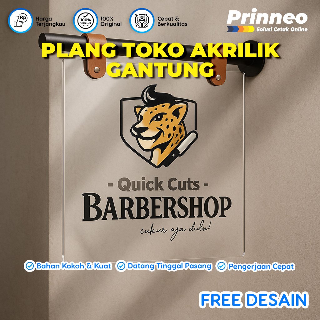 Jual COSTUM PLANG TOKO AKRILIK GANTUNG, SIGNAGE AKRILIK, SIGN BOARD ...
