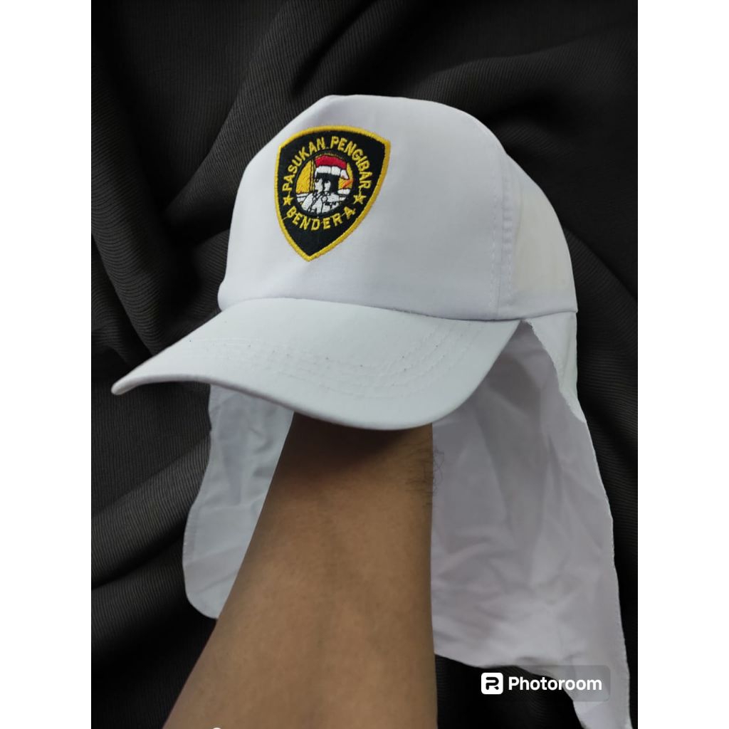 Jual TOPI LATIHAN PASKIBRA PUTIH logo | Shopee Indonesia