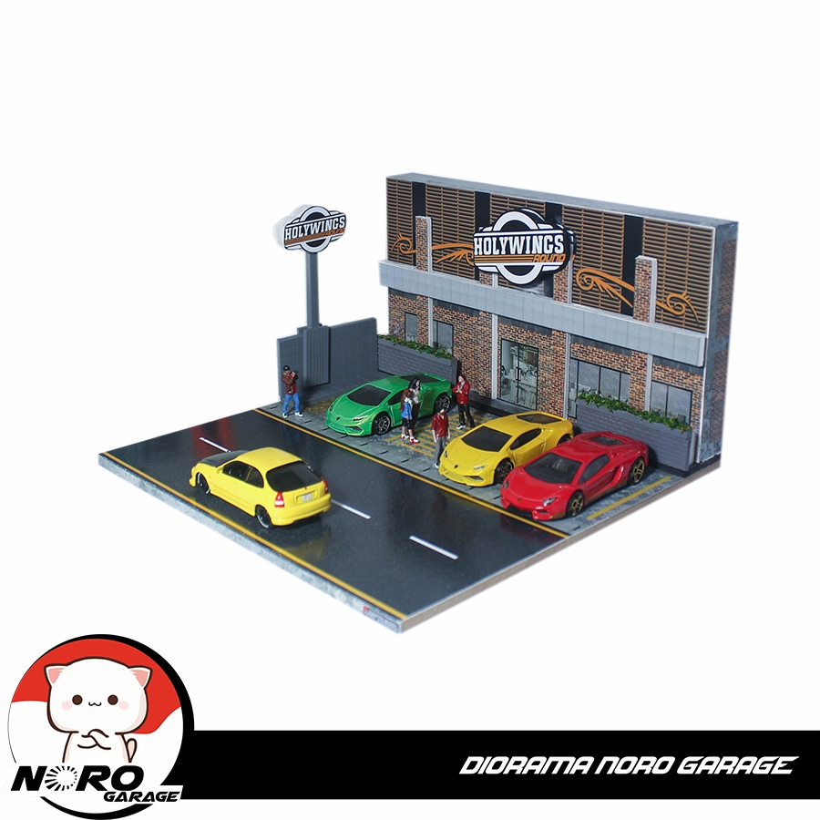 Jual Diorama Restaurants - Hollywing | Hot wheels . Skala 1:64 | Shopee ...
