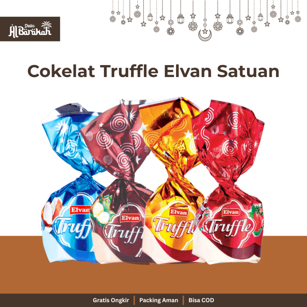 Jual Cokelat Truffle Turki Elvan Satuan Premium Original 4 Pilihan ...